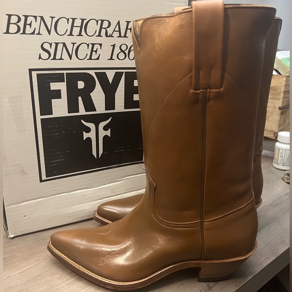Frye | Shoes | Rare Vintage New Frye Western Cowboy Boots Size 8d ...